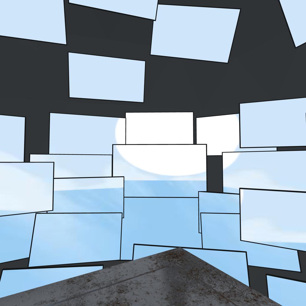 Metal Sphere With Screens-For-Skybox | VESTA - Explore the XR Web